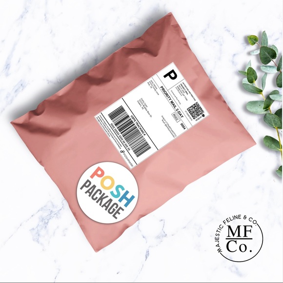 Majesticfeline | Office | 96 Posh Packaging Stickers Labels Poshmark ...
